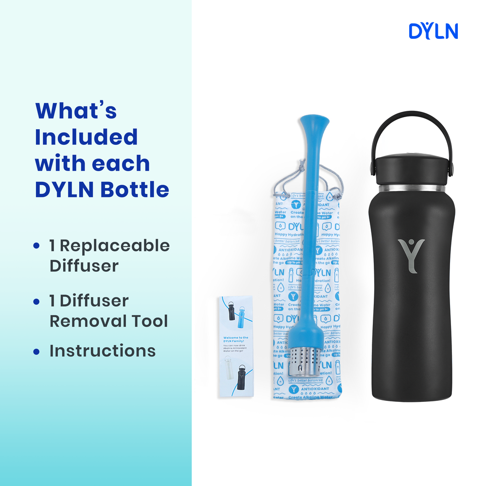 Shop 25 oz DYLN Insulated Alkaline Water Bottle - dyln.co